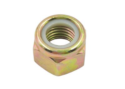 China Galvanized Prevailing Torque Hexagon Nuts with Nylon Insert Grade 10 M6-M36 for sale