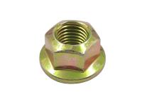 China Galvanized ISO7044 3-Point All-Metal Prevailing Torque Type Hexagon Flange Nuts Grade 10 for sale