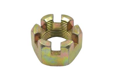 China Yellow Zinc Plated M16-M36 Grade 8 Hex Nuts with Slots for sale