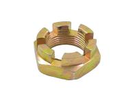 China Yellow Zinc Plated M16-M36 Grade 8 Hex Nuts with Slots for sale
