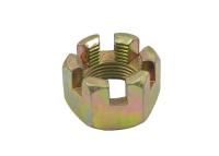 China Yellow Zinc Plated M16-M36 Grade 8 Hex Nuts with Slots for sale