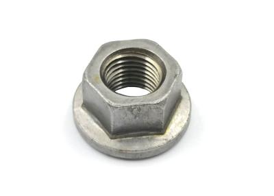 China Plain Mild Steel Hex Flange Weld Nuts with 3 Welding Points for Automobile Industry for sale