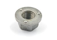 China Plain Mild Steel Hex Flange Weld Nuts with 3 Welding Points for Automobile Industry for sale