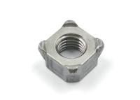China Plain Mild Steel JISB1196 Square Weld Nuts for Automobile Industry M4-M12 for sale