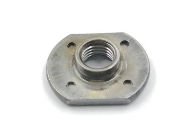 China Plain Mild Steel T Weld Nuts 4 Projection Points M6 M8 M10 M12 for Automotive Industrial Use for sale