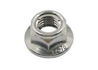 China DIN6927 Stainless Steel A2 Prevailing Torque Type Hex Flange Nuts M8 for sale