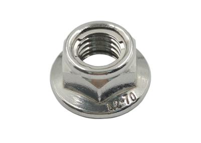 China DIN6927 Stainless Steel A2 Prevailing Torque Type Hex Flange Nuts M8 for sale