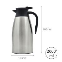 China Leak Proof Stainless Steel 68 Ounce Vacuum Insulated Teapot for sale