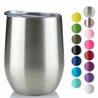 China 220ml Stainless Steel Stemless Wine Tumblers for sale