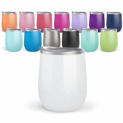 China 98x77mm 304 Inner Wall 7 Ounce Insulated Stemless Tumbler for sale