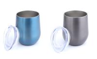 China 220ml Stainless Steel Stemless Wine Tumblers for sale