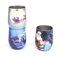 China 0.5L Double Wall Egg Shape Stainless Steel Vacuum Flask for sale