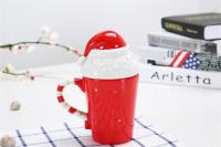 China 400ml Christmas Ceramic Mugs for sale