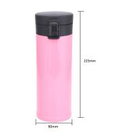 China Portable Ceramic Liner 0.48L Thermos Insulated Cup for sale
