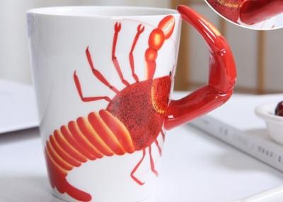 China Supermarket 450ml 15 Oz 9cmx11cm 3D Ceramic Mugs for sale