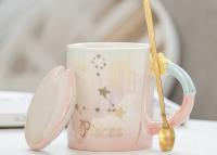 China Zodiac 330ml 9.5cmx8cm Custom Ceramic Coffee Mugs for sale