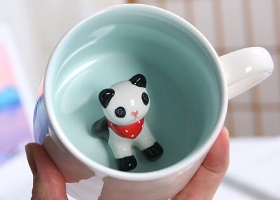 China 3D Creative Animal 13.5x8.5x8cm Personalised Ceramic Mugs for sale