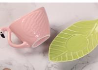 China 80ml Plate Flamingo Tea Set for sale