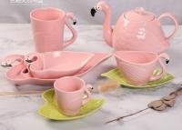 China Promotional LFGB Nordic Style Flamingo Tea Set for sale