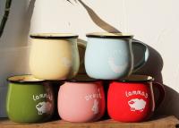China Imitation Enamel Ceramic Milk Cans Can Be Painted Inside And Outside Safe And Non-Toxic for sale
