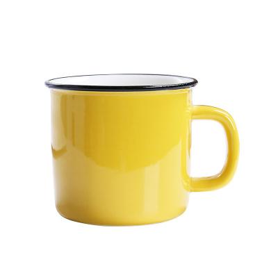China Mixed Color 350CC 12x8.5x8.2cm Personalised Ceramic Mugs for sale