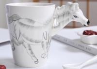 China Food Grade Three Dimensional 15 Oz Zebra Mugs for sale