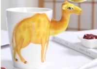 China Restaurant 9cmx11cm 450ml Camel Shaped Mug for sale