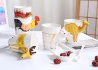 China Hand Painted 11 Oz Pig 450ml 3D Ceramic Mugs for sale