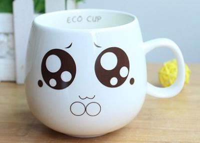 China New Product Cute Cartoon Design Pattern New Bone China Ceramic Coffee Mug for sale