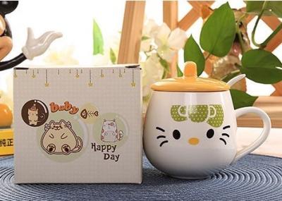 China Stoneware Glazed Hello Kitty Promotional Ceramic Mugs for sale