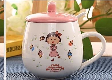 China Kitchen 12 Oz 8x8.5cm Coffee Mug With Spoon for sale