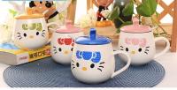 China Restaurant Glazed Stoneware Personalised Ceramic Mugs for sale