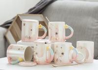 China 15cm Cafe Store 330ml Custom Made Ceramic Mugs for sale