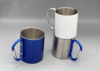 China Double Walled Insulated Silver 250ml Camping Cups for sale