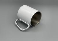 China Stainless Steel Portable 300ml Capacity Custom Camping Mugs With Carabiner Handle for sale