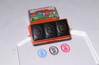 China YY Shake Non-fade Stamp, 3 Colors Ink Stamper With Red Blue Black Imprint for sale