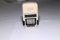 China 6 Digits Self-Inking Stamp, Number Date Rubber Stamper for Document Marking for sale