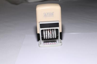 China 6 Digits Self-Inking Stamp, Number Date Rubber Stamper for Document Marking for sale