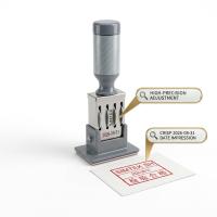 China Wholesale Lizao Adjustable Date Stamp, Manual Rolling Office Date Seal for Documents for sale