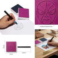 China Wholesale Large Facial Mask Coloring Stamp, Chinese Style Decorative Stamper for sale