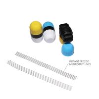 China Wholesale Dual Head Music Staff Stamp, 5 and 6 Line Portable Notation Stamper for sale