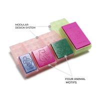 China Wholesale Animal Theme Building Block Stamp Set, 30 Pcs Kids Stamper Toy for Learning for sale
