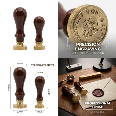 China Wholesale Wax Seal Stamp, Multi-Size Sealing Stamper for Envelope Decoration for sale