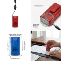 China Wholesale Name Stamp With Rope, Custom Personalized Self-Inking Name Stamper for sale