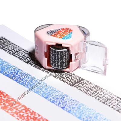 China Wholesale Black Confidential Privacy Stamp, Black Roller Stamp for Office Document Masking for sale