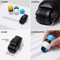 China Wholesale Dual Head Music Staff Stamp, 5 and 6 Line Portable Notation Stamper for sale