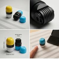 China Wholesale Dual Head Music Staff Stamp, 5 and 6 Line Portable Notation Stamper for sale