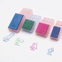 China Wholesale Animal Theme Building Block Stamp Set, 30 Pcs Kids Stamper Toy for Learning for sale