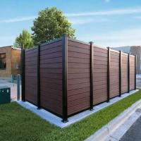China Outdoor Decorative Aluminium Horizontal Louver Garden Fence System Aluminum Fence Panels for sale