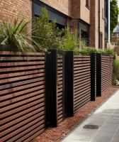China Outdoor Decorative Aluminium Horizontal Louver Garden Fence System Aluminum Fence Panels for sale